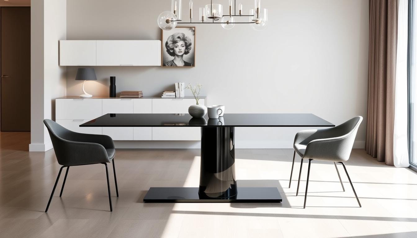 Black Glass Dining Table: Why It’s a Timeless Choice