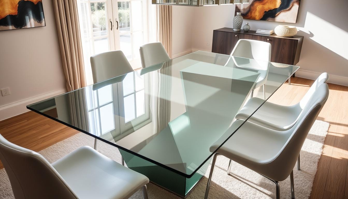 Furniture Dining Table Glass | Elegant Glass Dining Tables