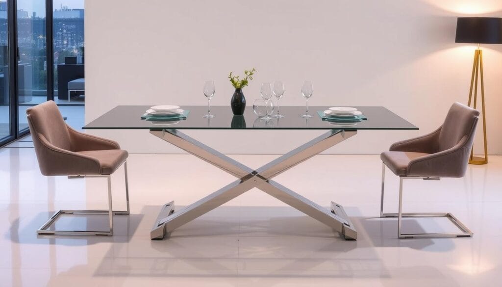 Modern Rectangular Glass Dining Table for Your Home