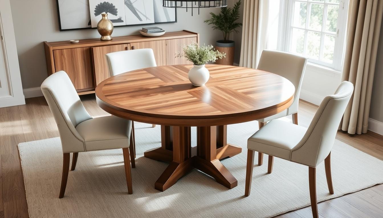 Expandable Wood Dining Table - Versatile Dining Solutions