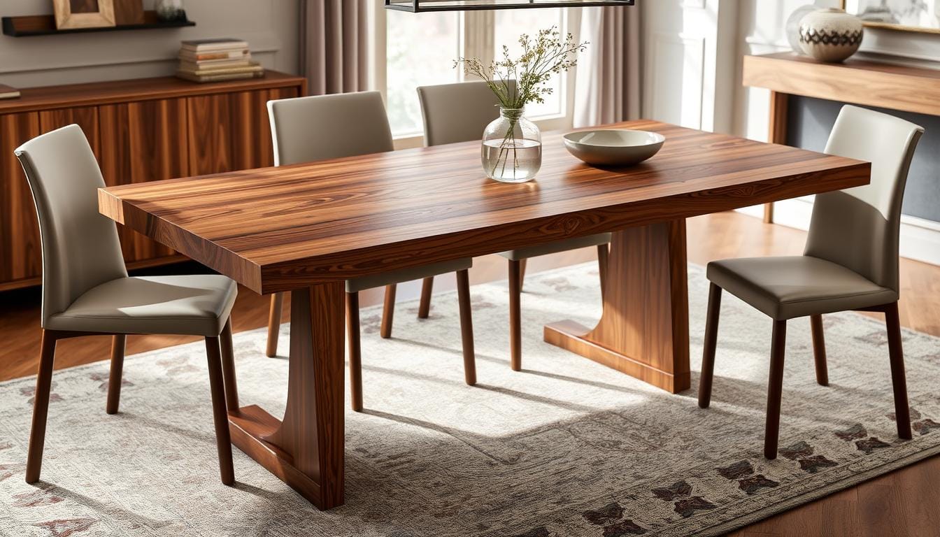 Rectangle Wood Dining Table: Modern Elegance for Your Home